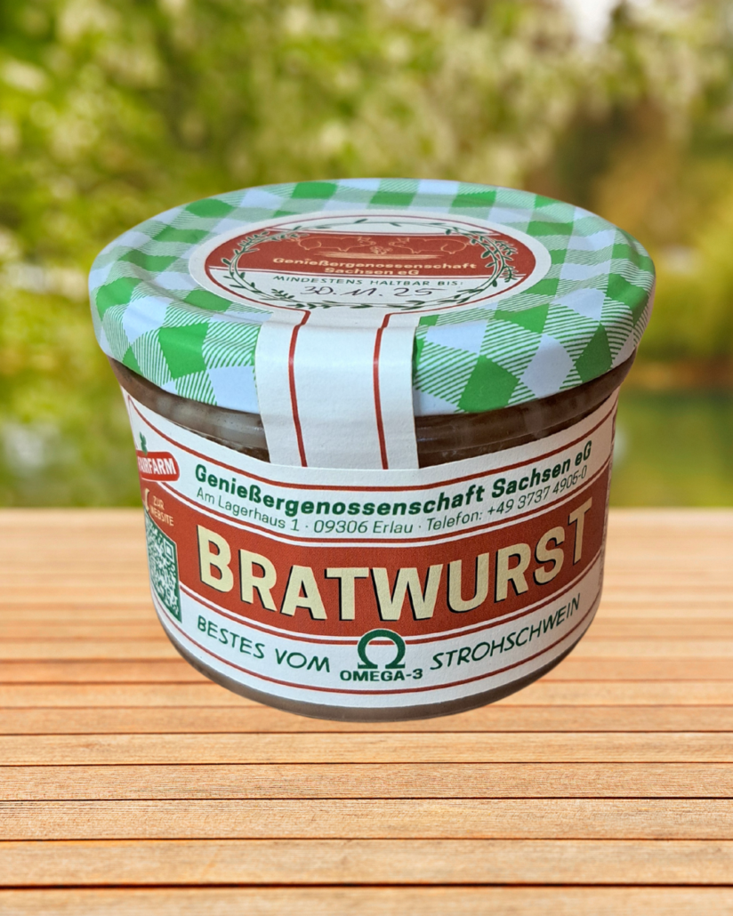 Hausmacher Bratwurst im Glas | Geniessergenossenschaft Sachsen eG
